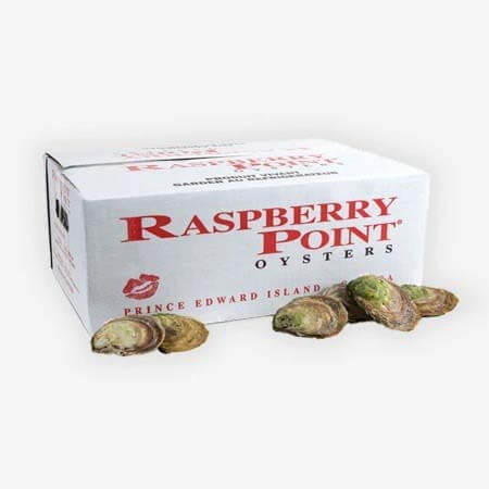 Box of 50 Unshucked Raspberry Point Oysters | Oysters In Motion™