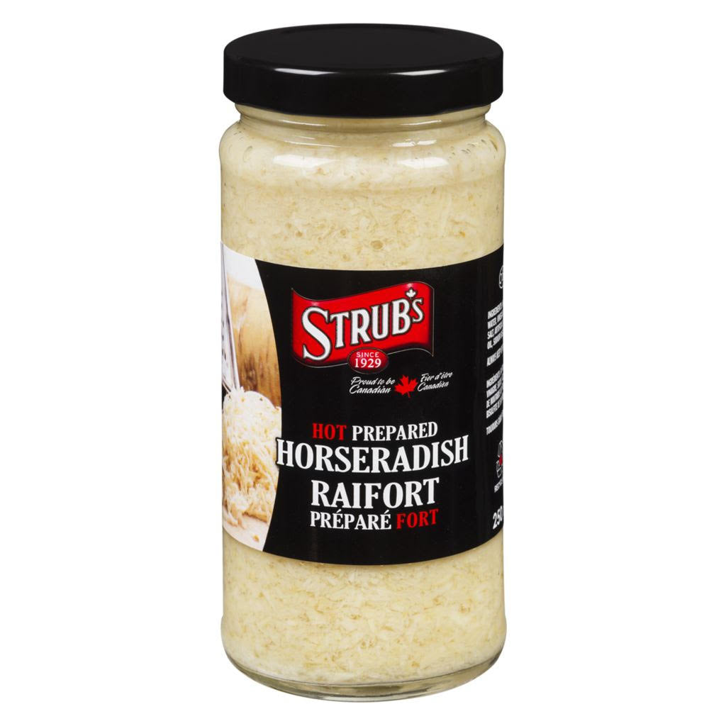 Strub's Hot Prepared Horseradish - 250ml | Oysters In Motion™